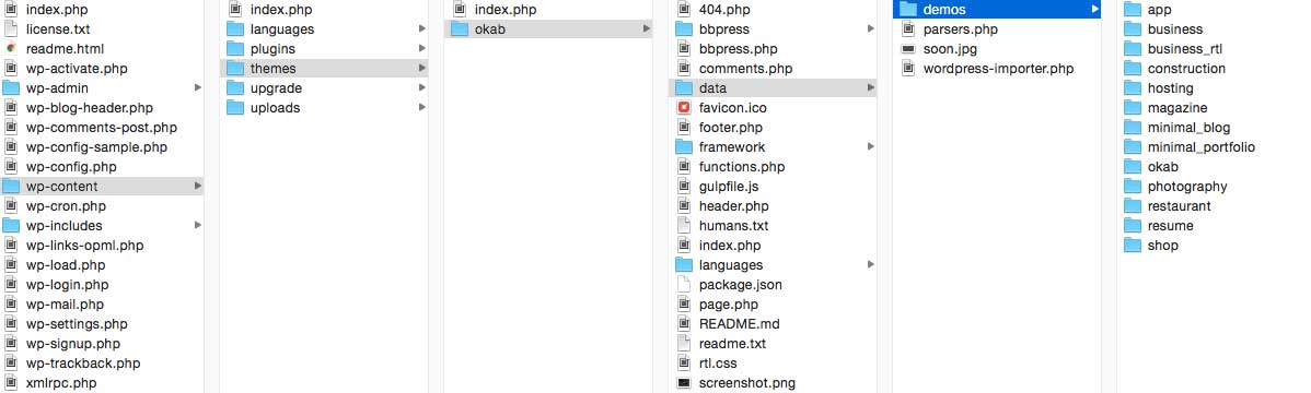 Manual Demo Import – PixelDima Help Docs