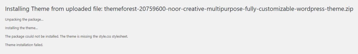 Error The Theme Is Missing Stylecss Stylesheet” Pixeldima Help Docs