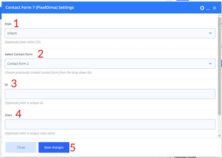 How To Use Contact Form 7 Fields With Columns – PixelDima Help Docs