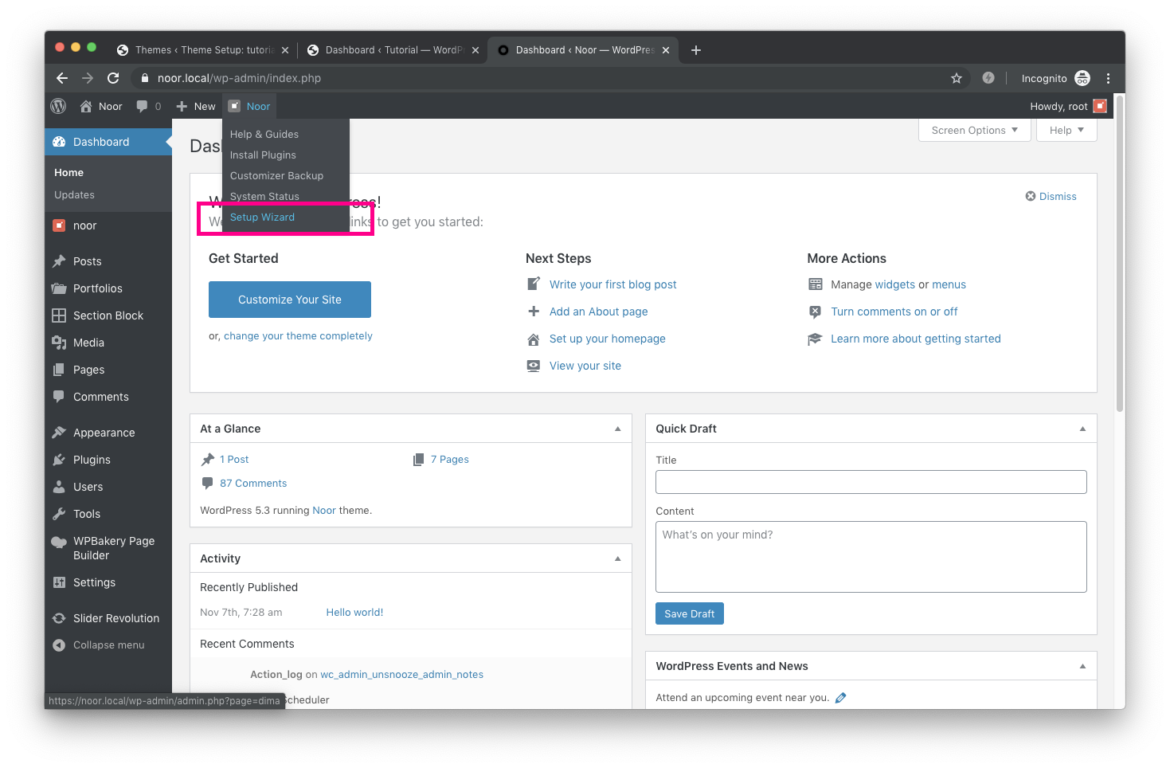 Importing Noor Demos – PixelDima Help Docs